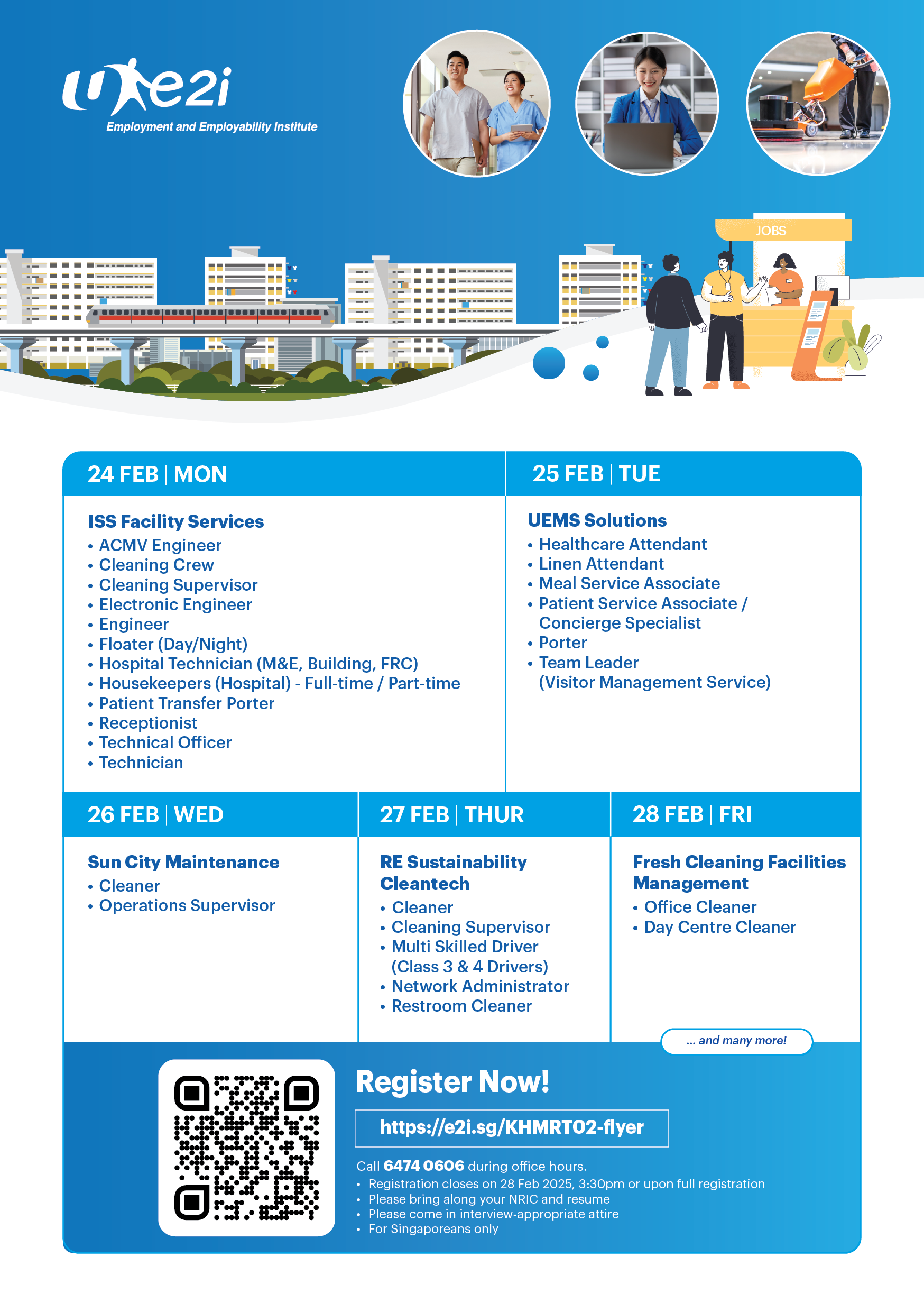 e2i | e2i Built Environment Job Fair @ Khatib MRT