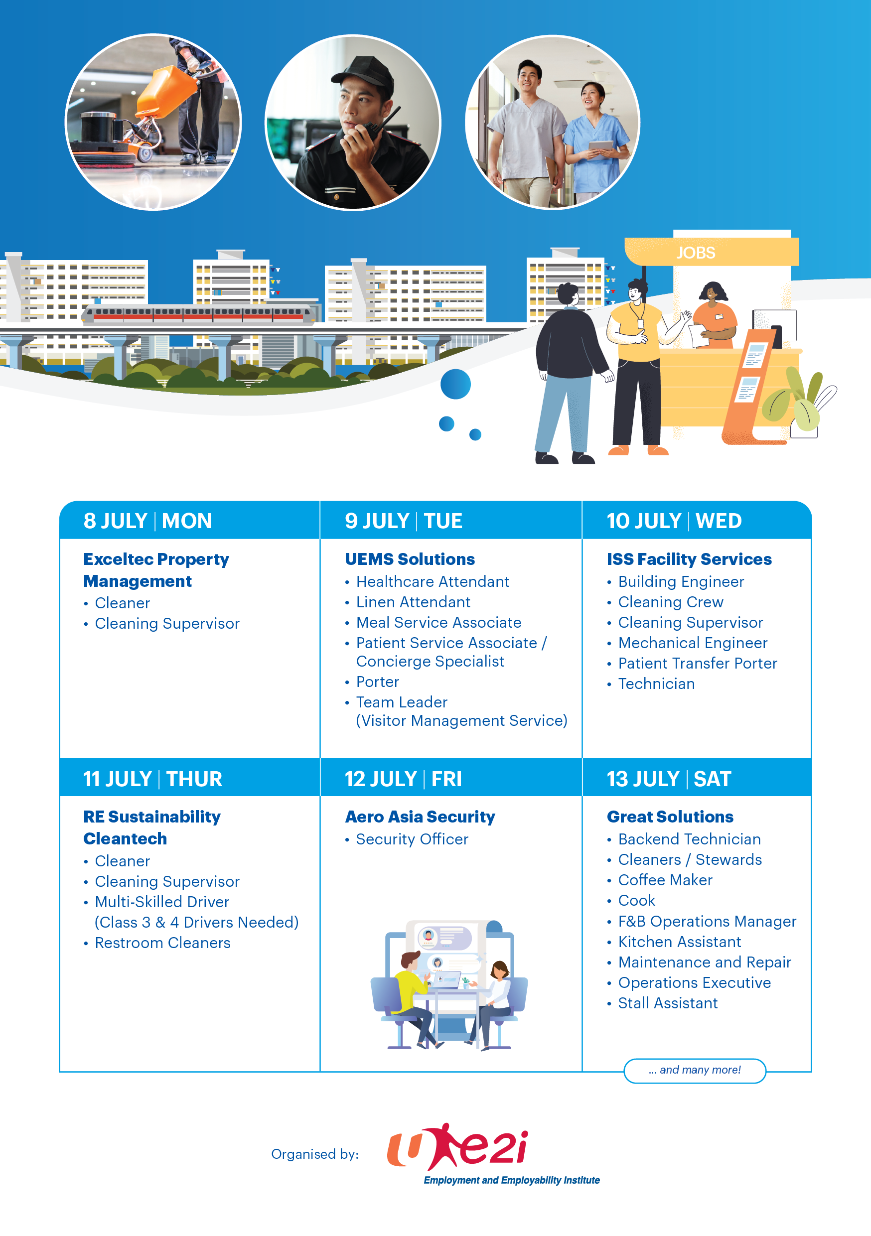 e2i | Built Environment Job Fair @ Jurong East Interim Bus Interchange #01-12